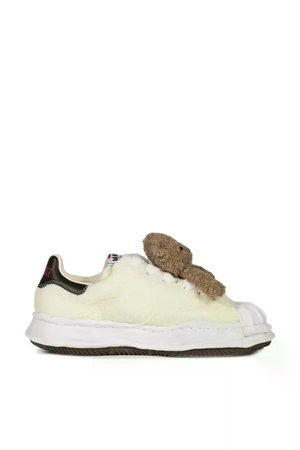 Mihara Yasuhiro X Pink House Blakey Og Sole Chenille Embroidey Low-top Sneakers - Neutrals