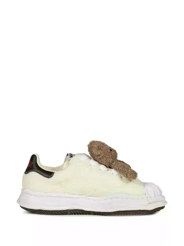 Mihara Yasuhiro X Pink House Blakey Og Sole Chenille Embroidey Low-top Sneakers - Neutrals