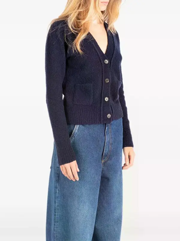 SOCIETE ANONYME Claire V-neck Patch-pocket Cardigan