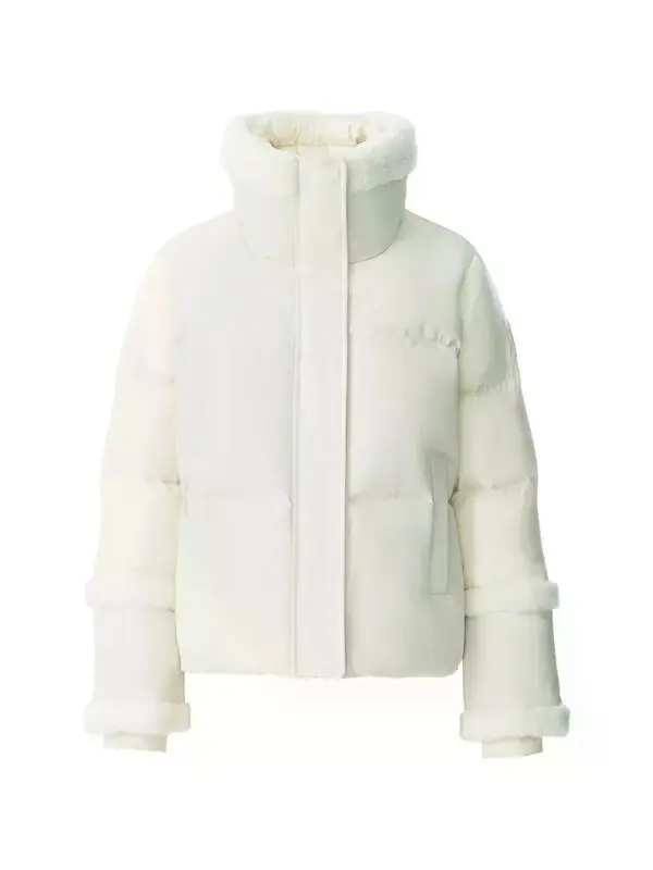Mackage Lydana Shearling-trim Jacket - White