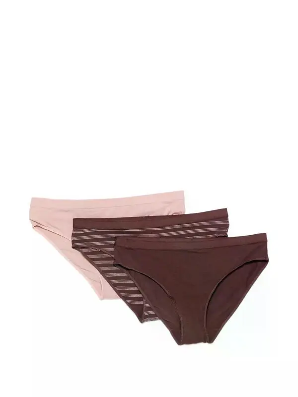 Marc O'polo Striped Cotton-blend Briefs