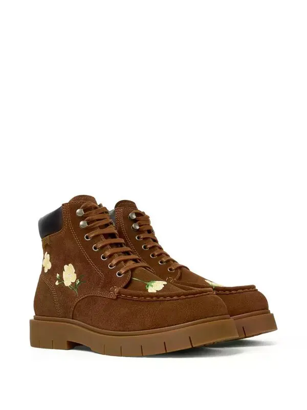 Camper Alaro Twins Floral-embroidered Boots