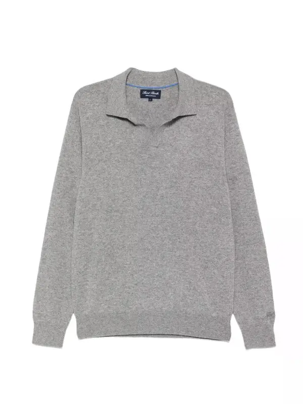 MC2 SAINT BARTH Cashmere Polo-collar Sweater