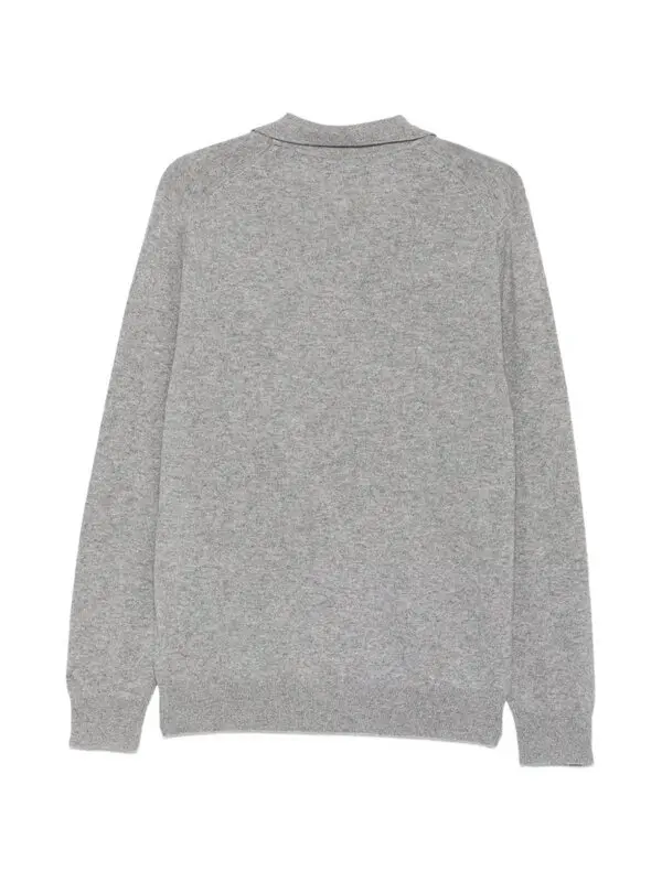 MC2 SAINT BARTH Cashmere Polo-collar Sweater
