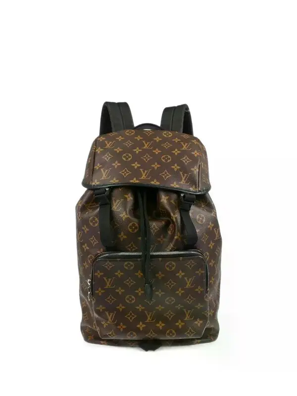 LOUIS VUITTON Zack Monogram Macassar Backpack