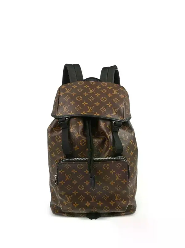 LOUIS VUITTON Zack Monogram Macassar Backpack - Brown
