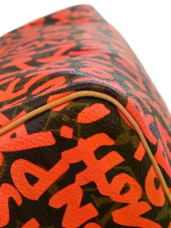 LOUIS VUITTON Monogram Graffiti Speedy 30 Travel Bag