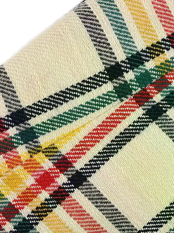 Hermès Double-breasted Check-pattern Blazer
