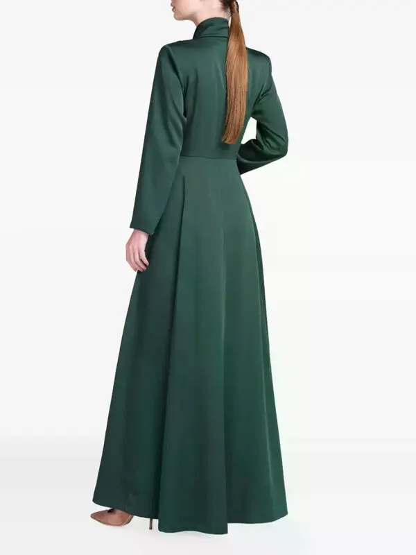 BARUNI Rowan Brooch-detail Maxi Dress