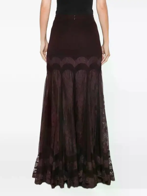 Zimmermann Valiant Panelled Maxi Skirt - Brown