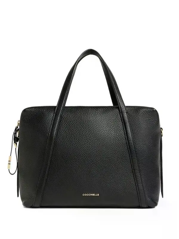 COCCINELLE Medium Nory Grained Leather Tote Bag