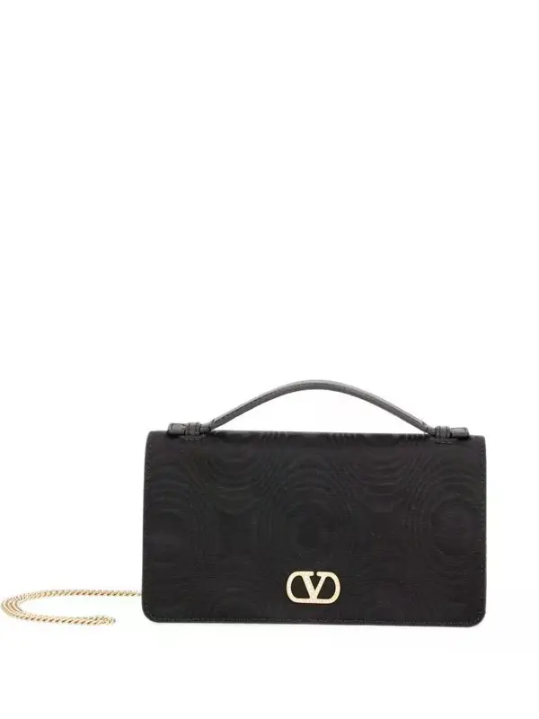 Valentino Garavani Vlogo Signature Moiré Shoulder Bag