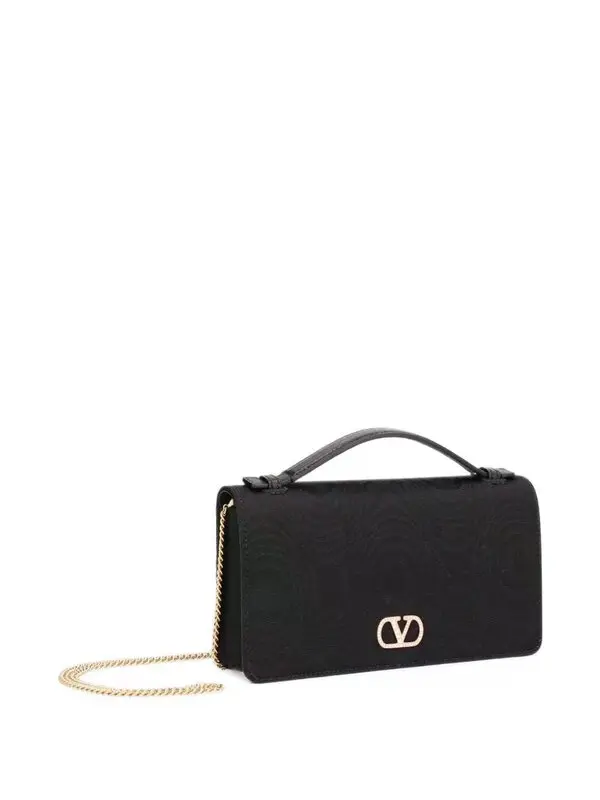 Valentino Garavani Vlogo Signature Moiré Shoulder Bag