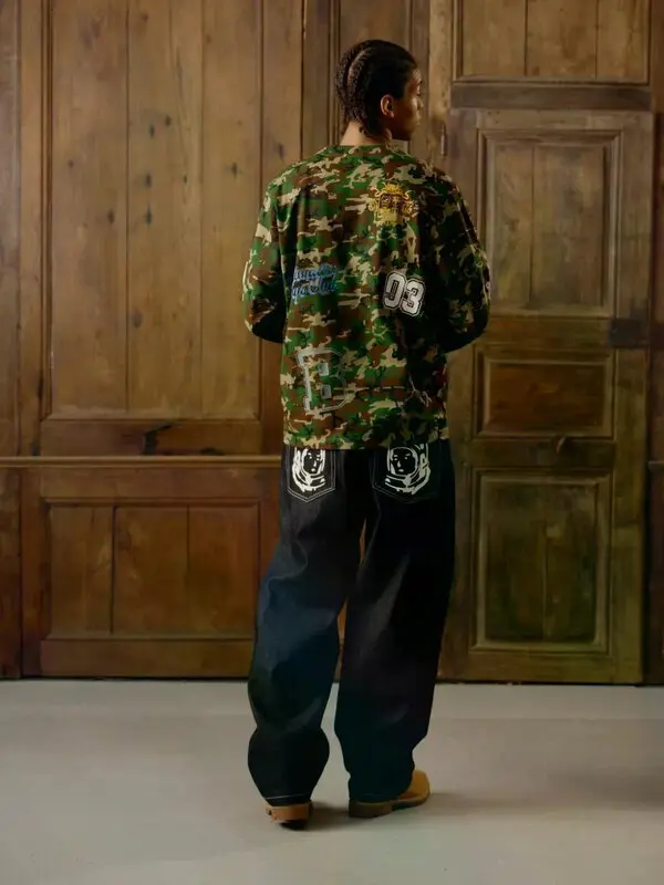 BILLIONAIRE BOYS CLUB Camouflage-print Long-sleeve T-shirt