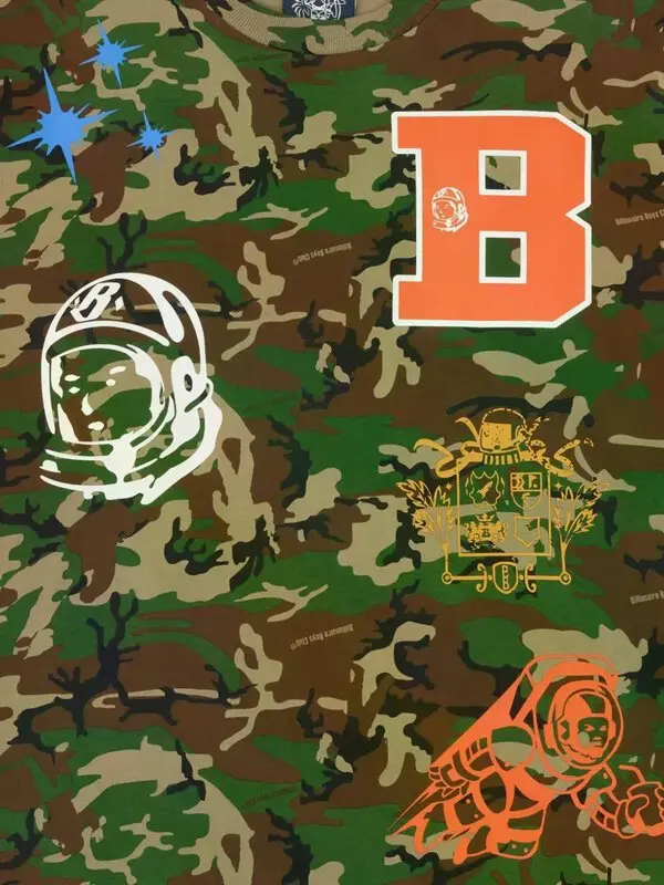 BILLIONAIRE BOYS CLUB Camouflage-print Long-sleeve T-shirt
