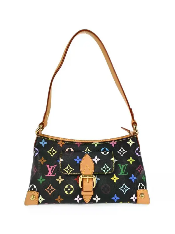 LOUIS VUITTON Monogram Multicolor Eliza Shoulder Bag - Black