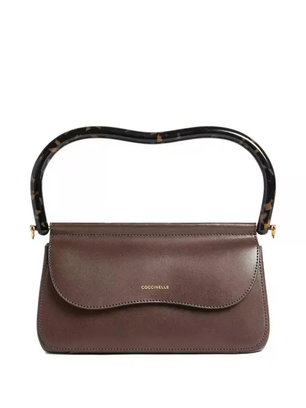 COCCINELLE Tortoiseshell-effect Leather Tote Bag