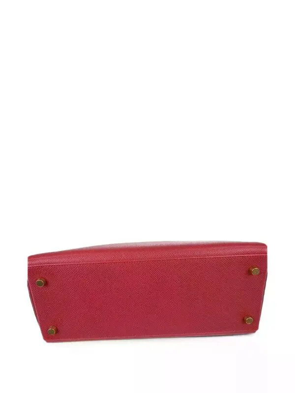 Hermès 1997 28 Kelly Retourne Tote Bag - Red