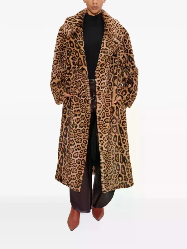 SIMONMILLER Jetz Cheetah-print Coat
