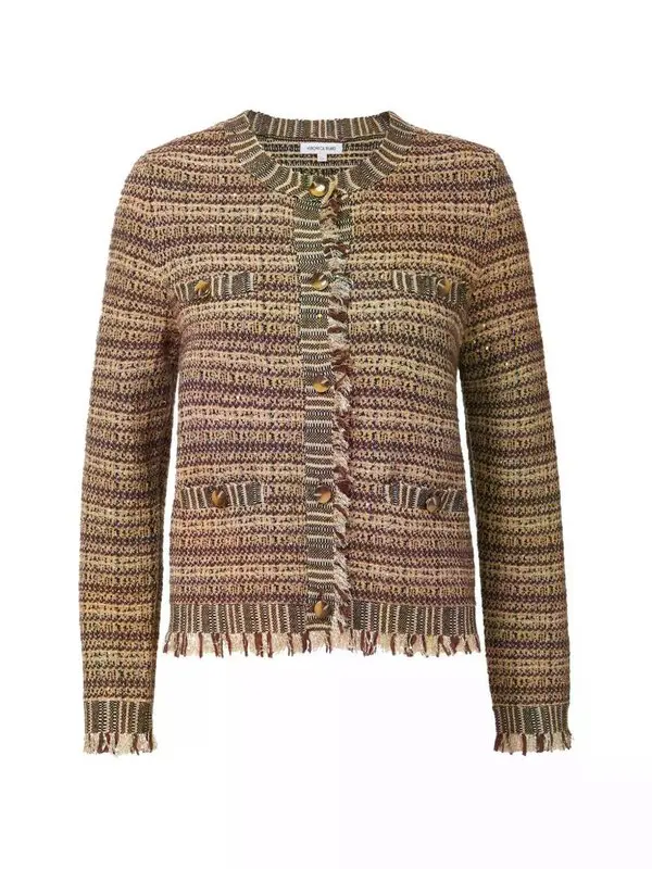 Veronica Beard Sariyah Fringed Jacket