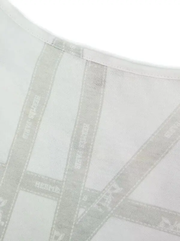 Hermès Ribbon-print T-shirt