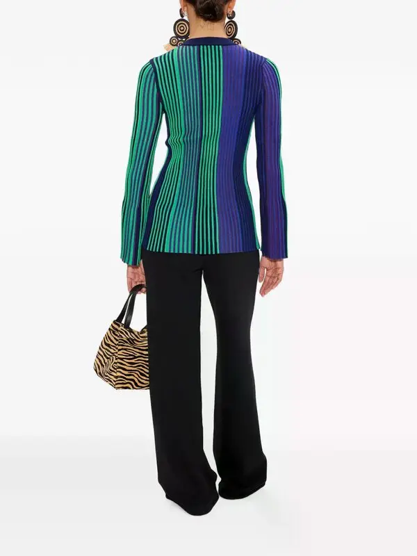 SIMONMILLER Misha Ribbed-knit Cardigan