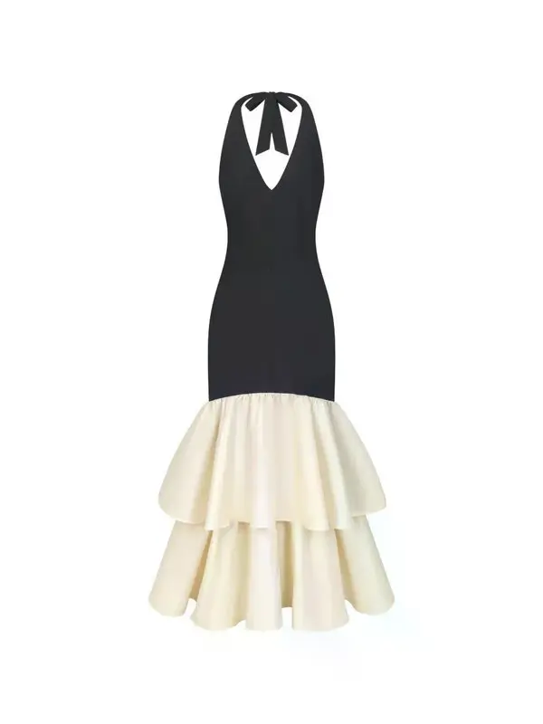SIMONMILLER Magnolia Tiered Taffeta Maxi Dress