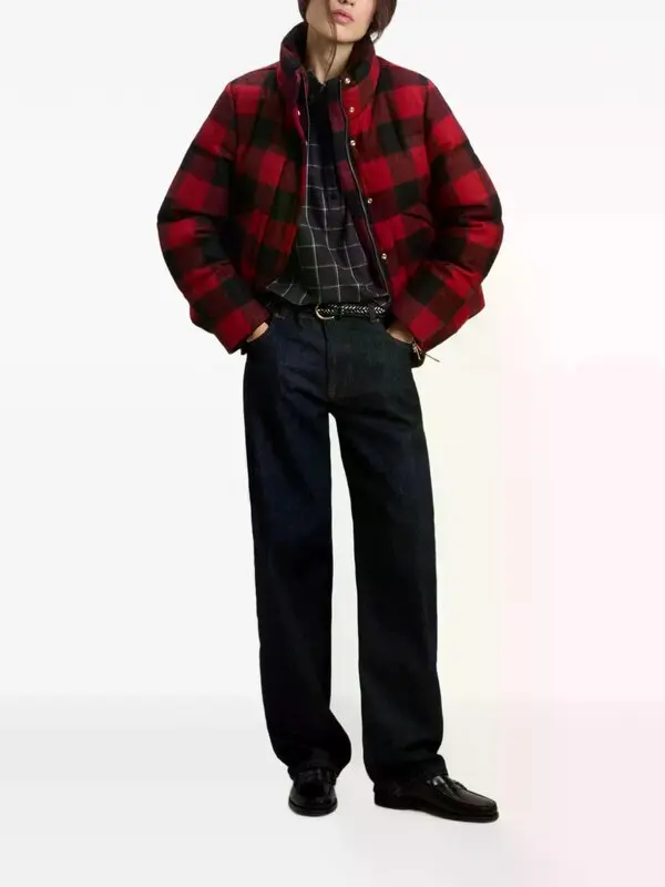 Woolrich Check Virgin-wool Puffer Jacket