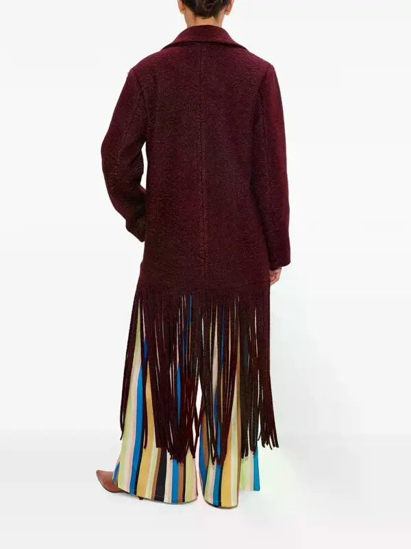 SIMONMILLER Vero Fringe-trimmed Coat