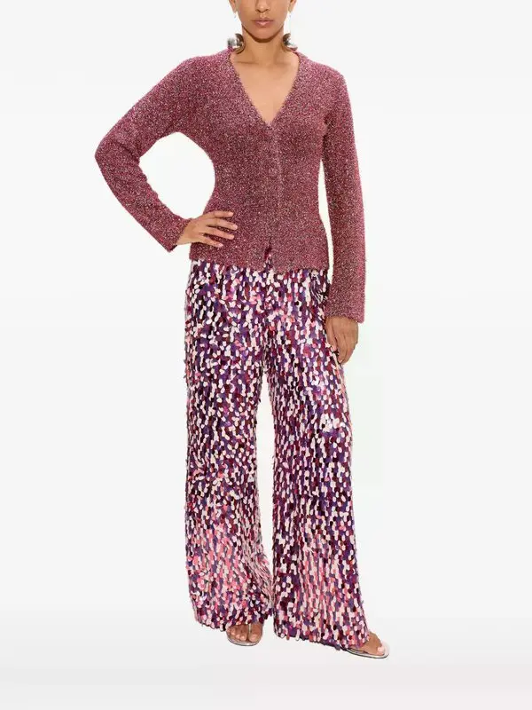 SIMONMILLER Briar Tinsel-knit Cardigan