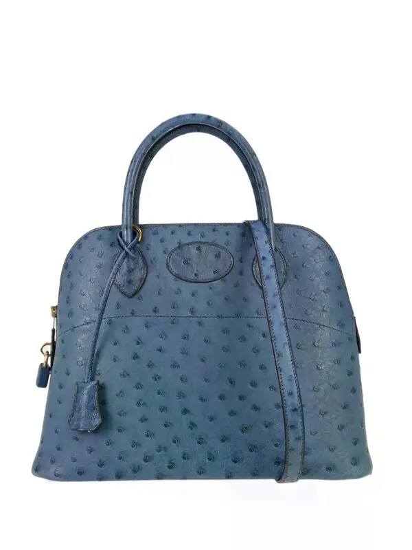 Hermès 2001 31 Bolide 2way Ostrich-leather Tote Bag