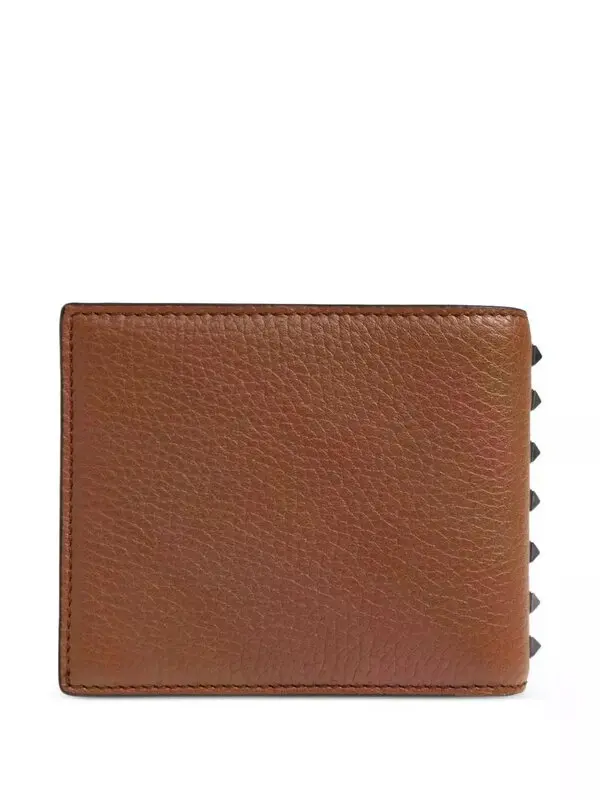 Valentino Garavani Rockstud Leather Wallet - Brown