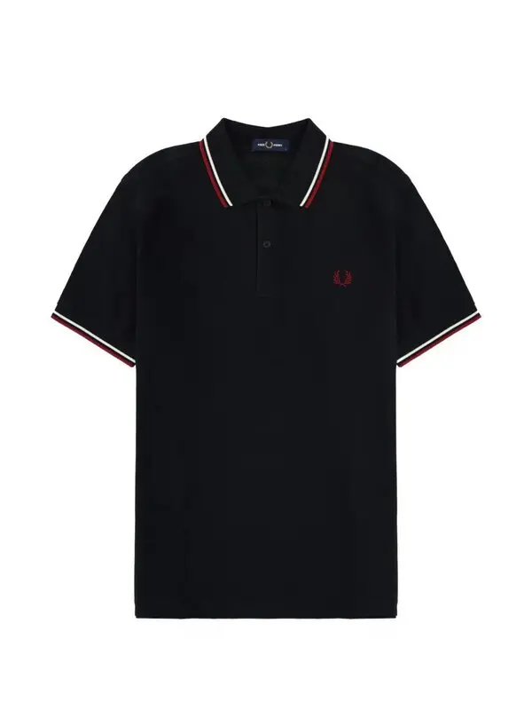 Fred Perry Twin-tipped Polo Shirt - Blue