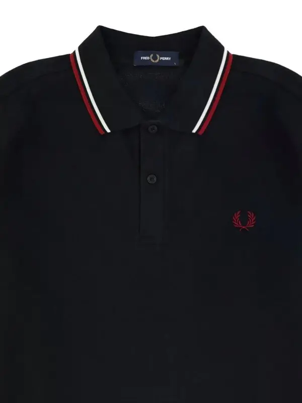 Fred Perry Twin-tipped Polo Shirt - Blue