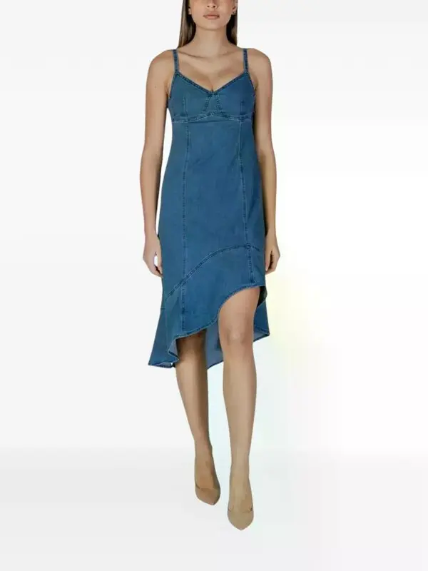 Desigual Asymmetrical Sweetheart-neck Dress