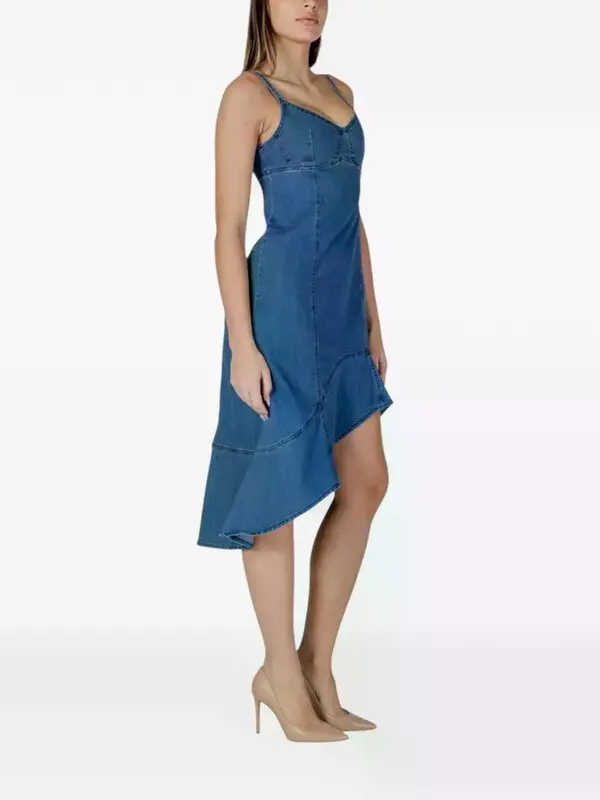 Desigual Asymmetrical Sweetheart-neck Dress
