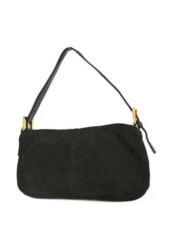 Fendi Baguette Shoulder Bag - Black
