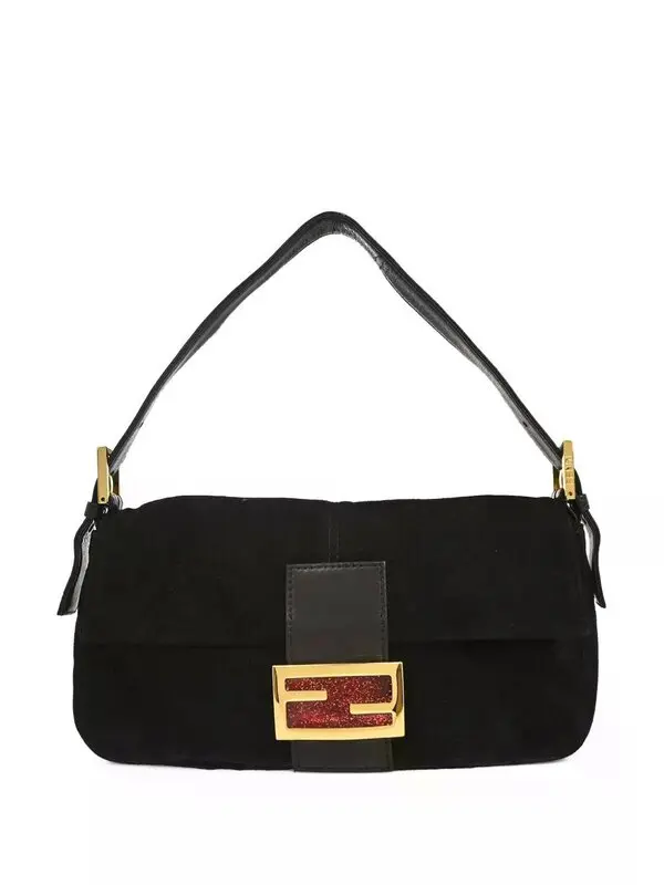 Fendi Baguette Shoulder Bag - Black