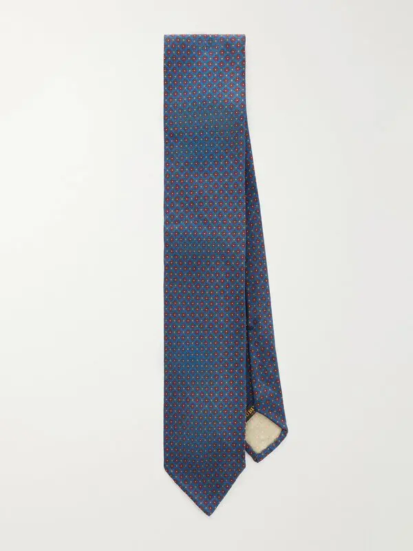 Rubinacci 8cm Printed Silk-twill Tie