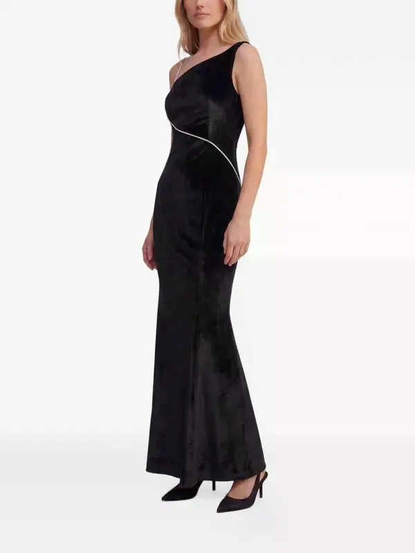 MARCO GABRIELLI ATELIER One-shoulder Crystal-embellished Maxi Dress