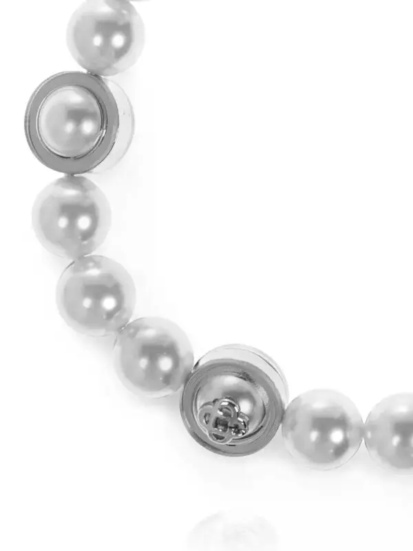 Casablanca Glass-pearl Brass Bracelet