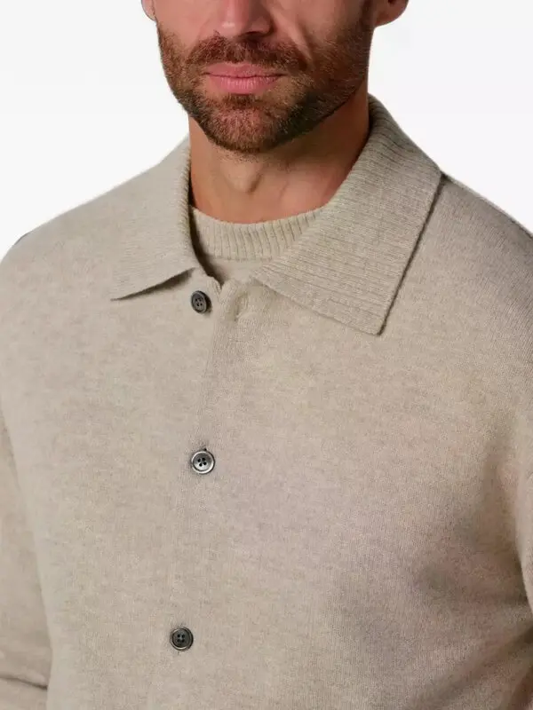 PROFUOMO Button-up Collared Cardigan