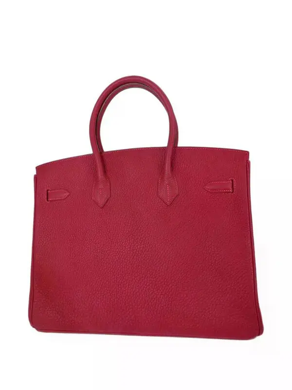 Hermès 2005 35 Birkin Tote Bag - Red