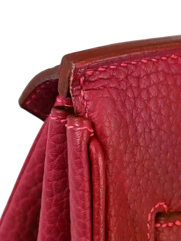 Hermès 2005 35 Birkin Tote Bag - Red
