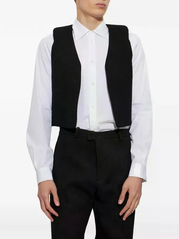 JIL SANDER Textured Wool Vest