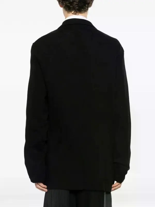 Yohji Yamamoto Button-up Chest-pocket Blazer