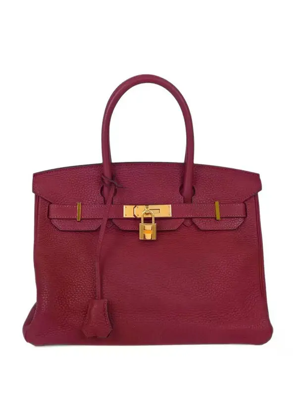 Hermès 2016 Birkin 30 Tote Bag - Red