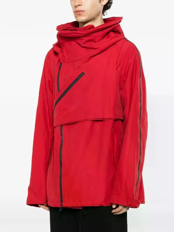 NUDE:MASAHIKO MARUYAMA Muti-zip Short Military Hooded Jacket