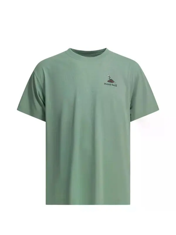 MONTBELL Logo-print Graphic-print T-shirt - Blue