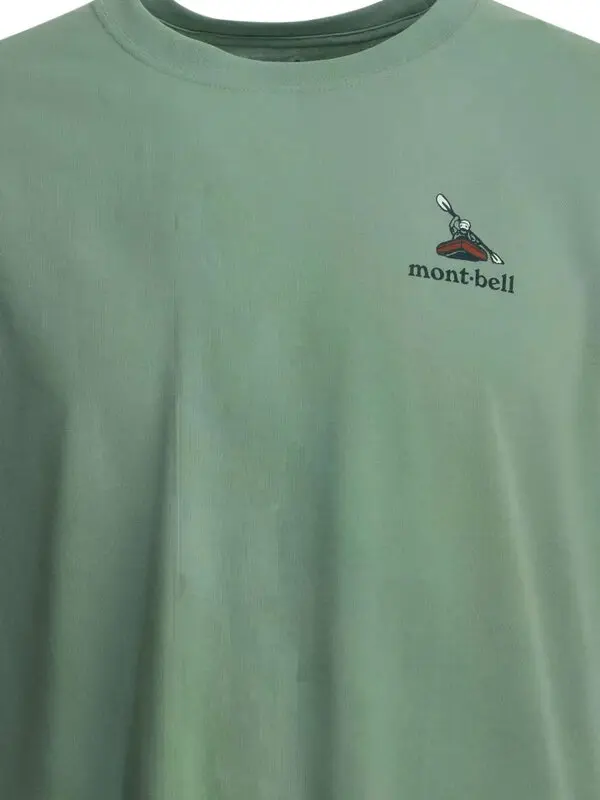 MONTBELL Logo-print Graphic-print T-shirt - Blue